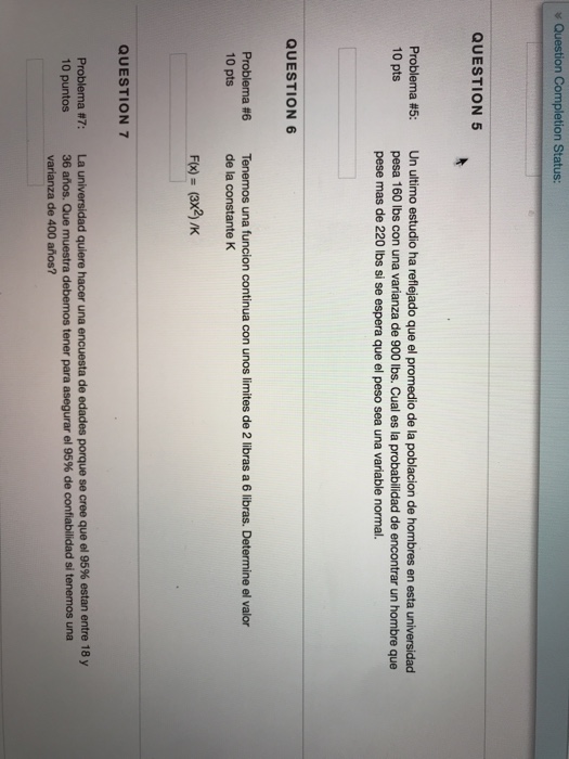 Solved Question Completion Status: QUESTION 1 Problema #1: | Chegg.com