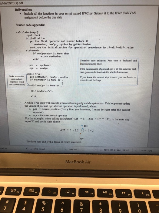 Solved Goal Write The Function Calculatorexpr Where Expr