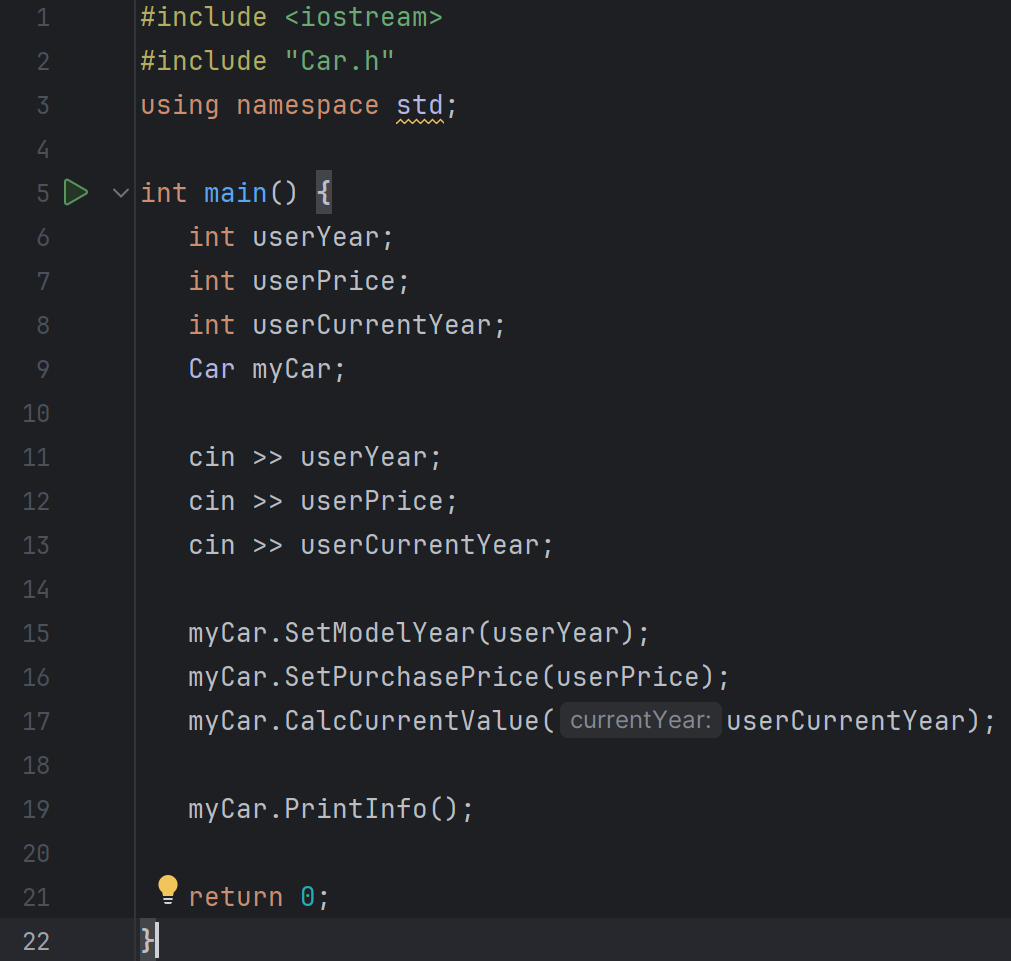 Solved 9 22 Lab Working With Cars Classes Using Your Ide Chegg