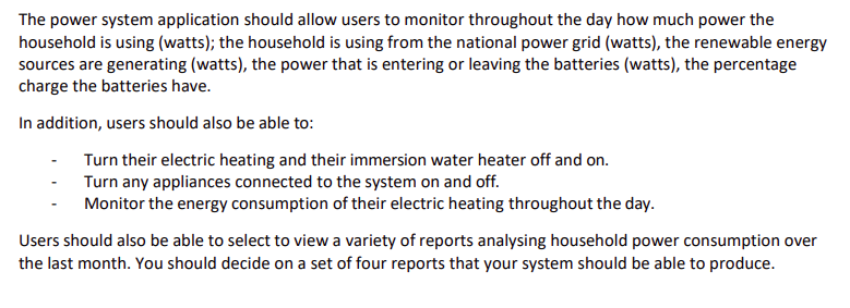 Solved This coursework will give you experience of designing | Chegg.com