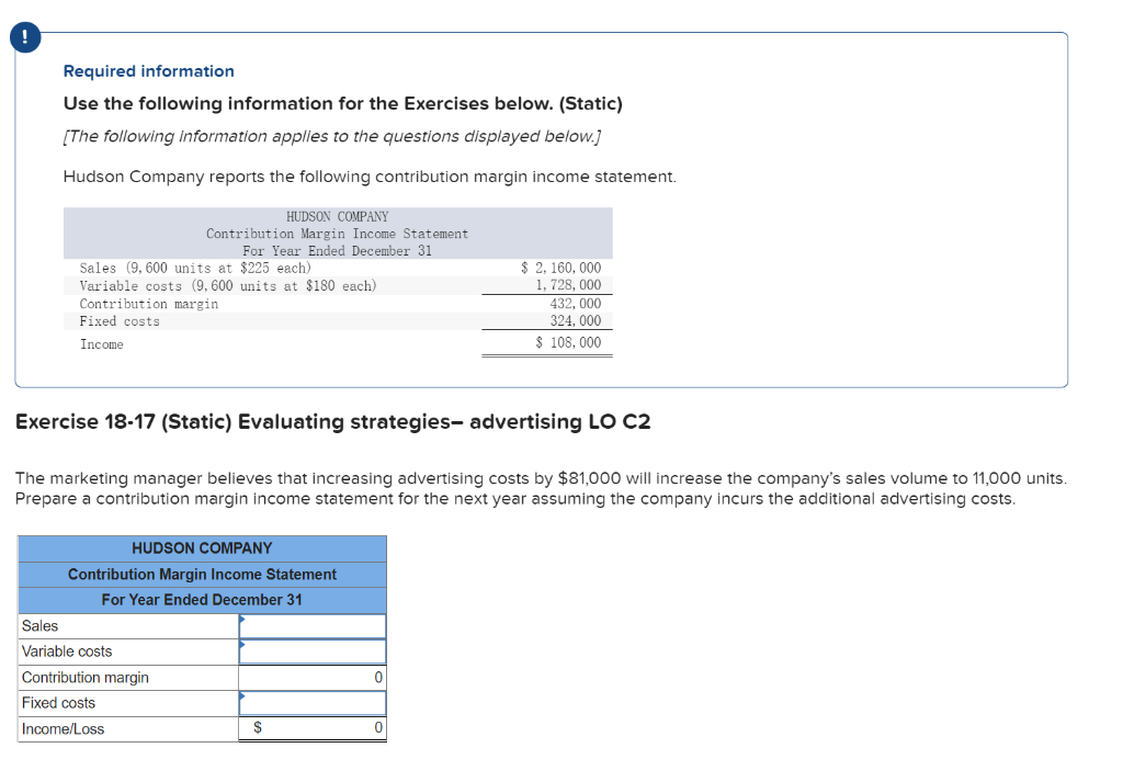 Solved Exercise 18−8 (Static) Computing missing amounts in | Chegg.com Solved Exercise 18−8 (Static) Computing missing amounts in | Chegg.com