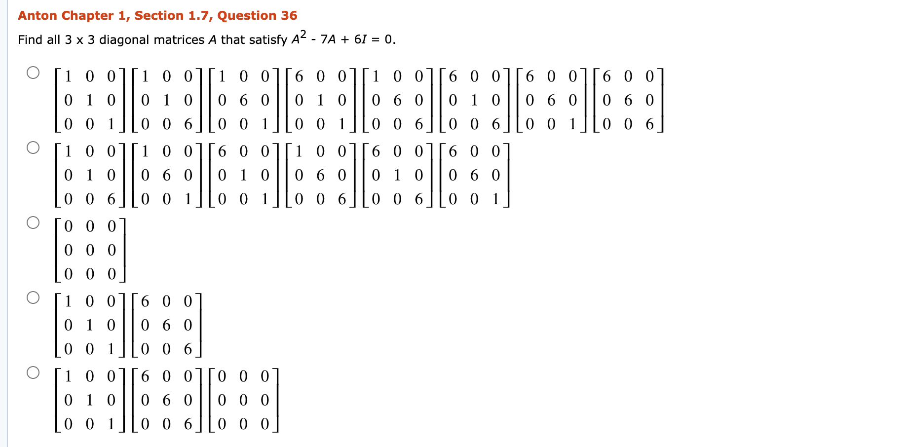 Solved Anton Chapter 1, Section 1.7, Question 36 Find all 3 | Chegg.com