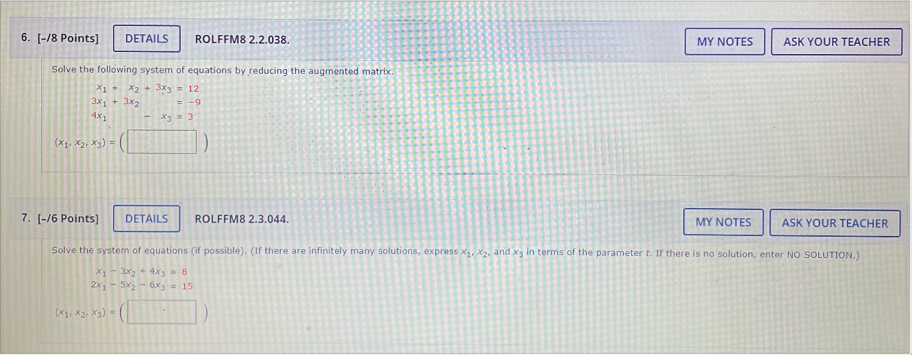 Solved 6. [-/8 Points] DETAILS ROLFFM8 2.2.038. MY NOTES ASK | Chegg.com