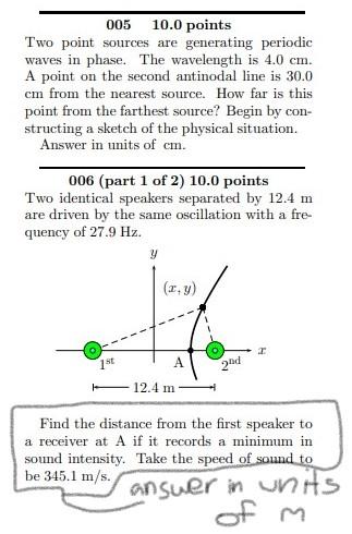 00510.0 points Two point sources are generating | Chegg.com