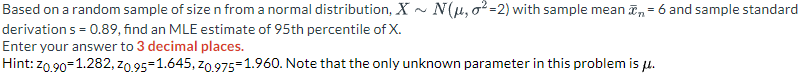 Solved Based on a random sample of size n from a normal | Chegg.com