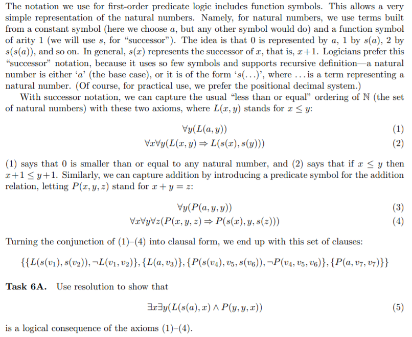 Solved The notation we use for first-order predicate logic | Chegg.com