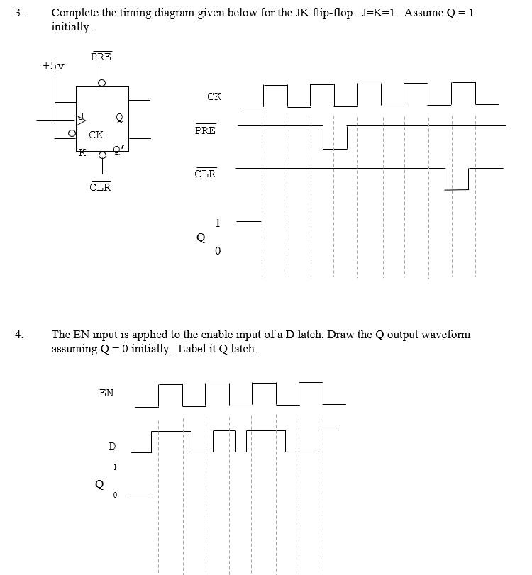 Solved 1. Set up the function tables for the following | Chegg.com