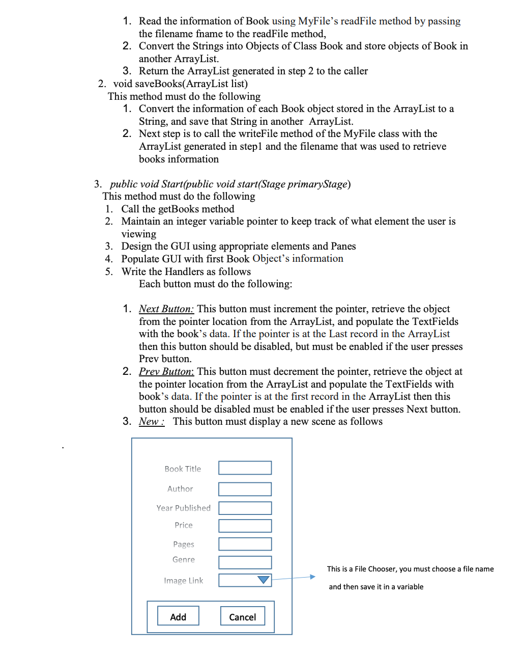 Solved 1. Read the information of Book using MyFile's | Chegg.com