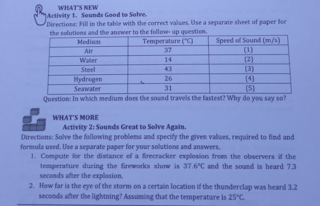 Solved WHAT'S NEW Activity 1. Pressure Solving. Directions: | Chegg.com