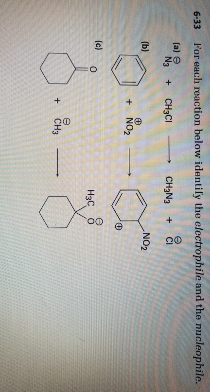 Solved 6-33 For each reaction below identify the | Chegg.com