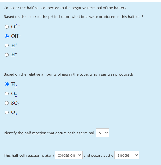 Solved Part II. Non-Spontaneous Redox Reaction Electrolysis | Chegg.com