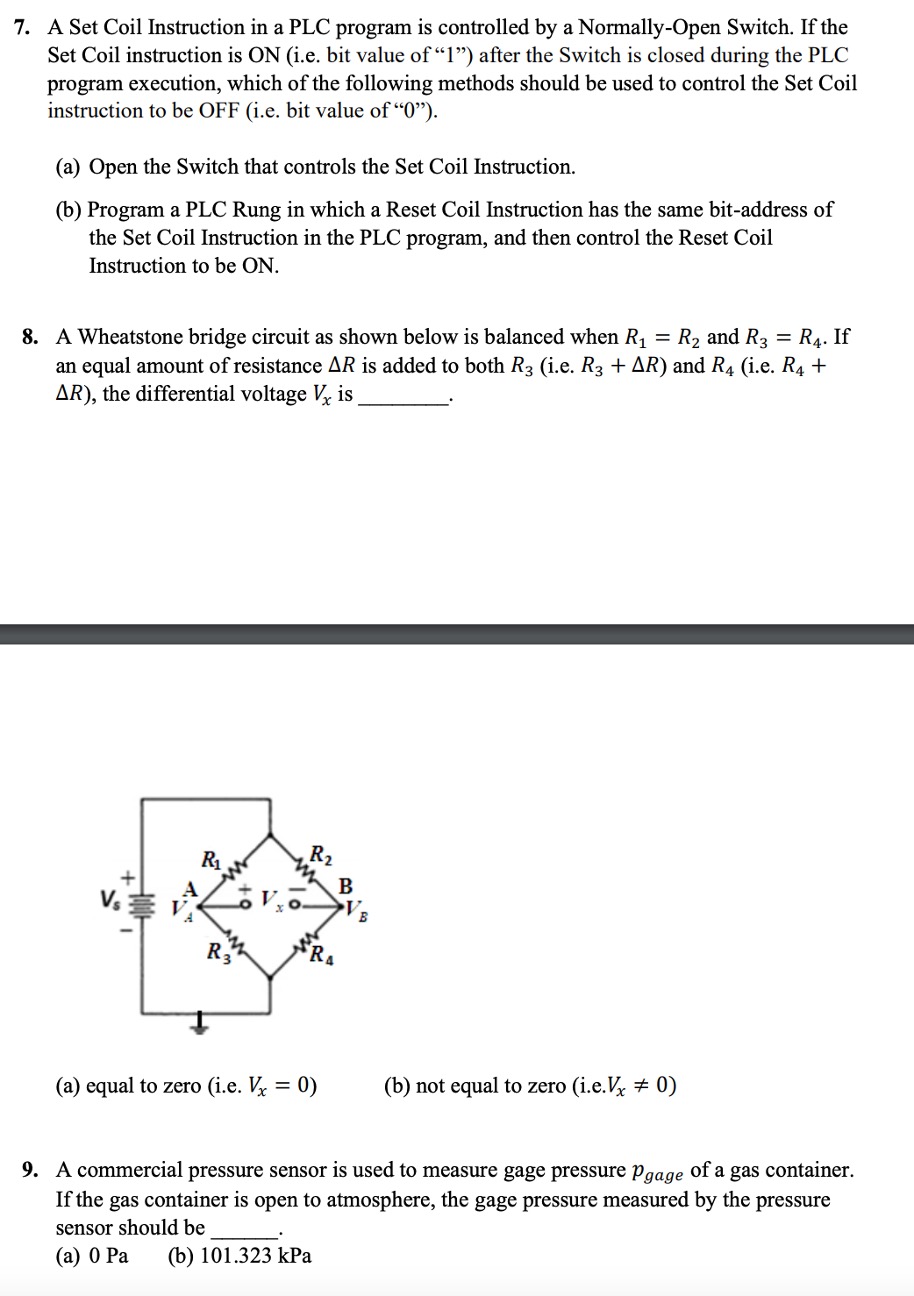 Solved A Set Coil Instruction in a PLC program is controlled | Chegg.com