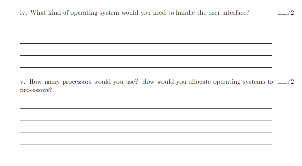 Question 2 An example of embedded-system design a) | Chegg.com