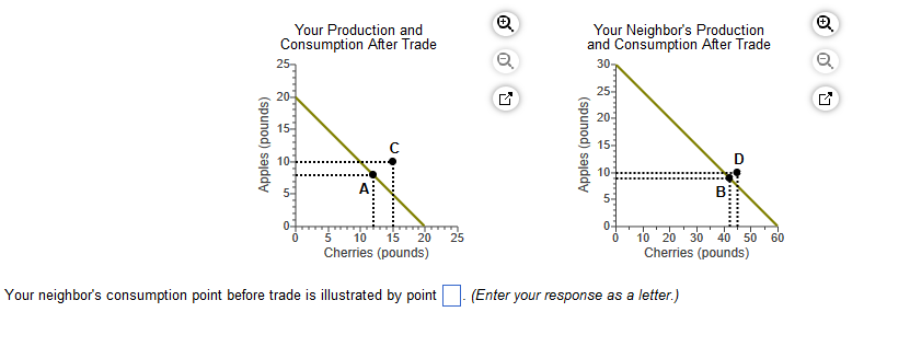 Solved Your Production and Consumption After Trade Your | Chegg.com