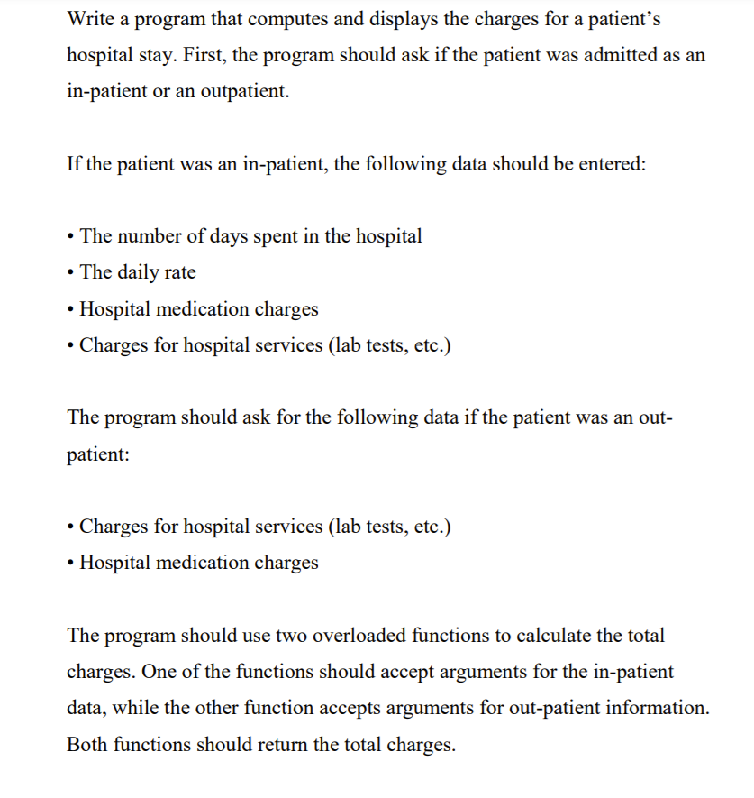 Solved Write a program that computes and displays the | Chegg.com