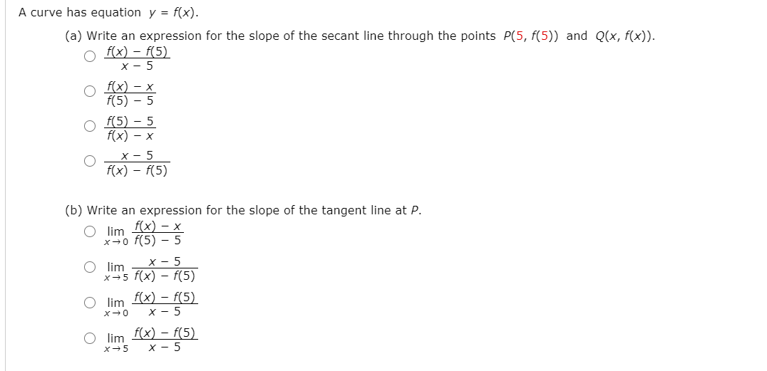Solved A curve has equation y = f(x). (a) Write an | Chegg.com