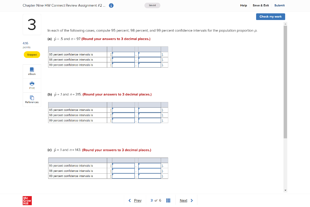 Solved Chapter Nine HW Connect Review Assignment #2 ... | Chegg.com