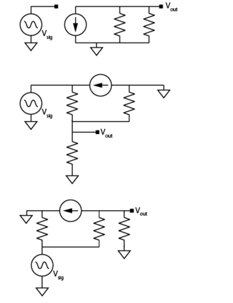 Solved Question 21 +V. DD hun .V out + bias sig V out sig | Chegg.com