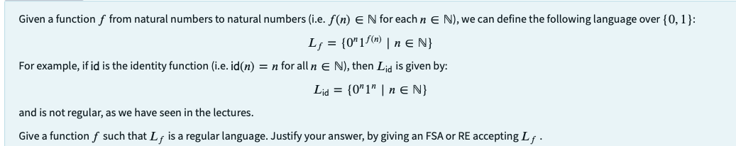 Solved Given a function f from natural numbers to natural | Chegg.com