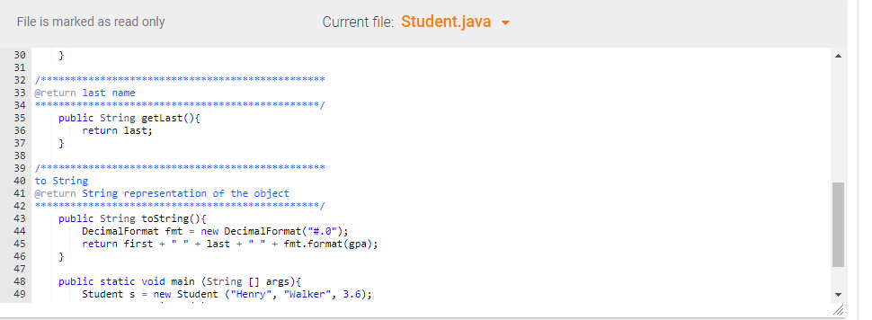 Solved 10.10 zyLab: Count Probation Given a class called | Chegg.com