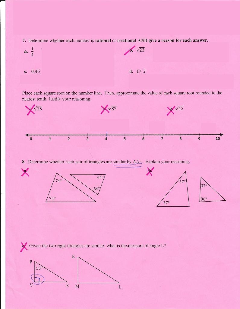 Solved 7 Determine Whether Each Number Is Rational Or