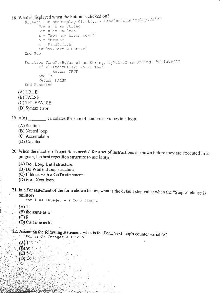Solved Multiple Choice (70 points) (2 pts each) 1. Which one | Chegg.com