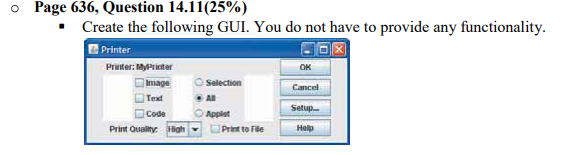 Solved o Page 636, Question 14.11(25%) • Create the | Chegg.com