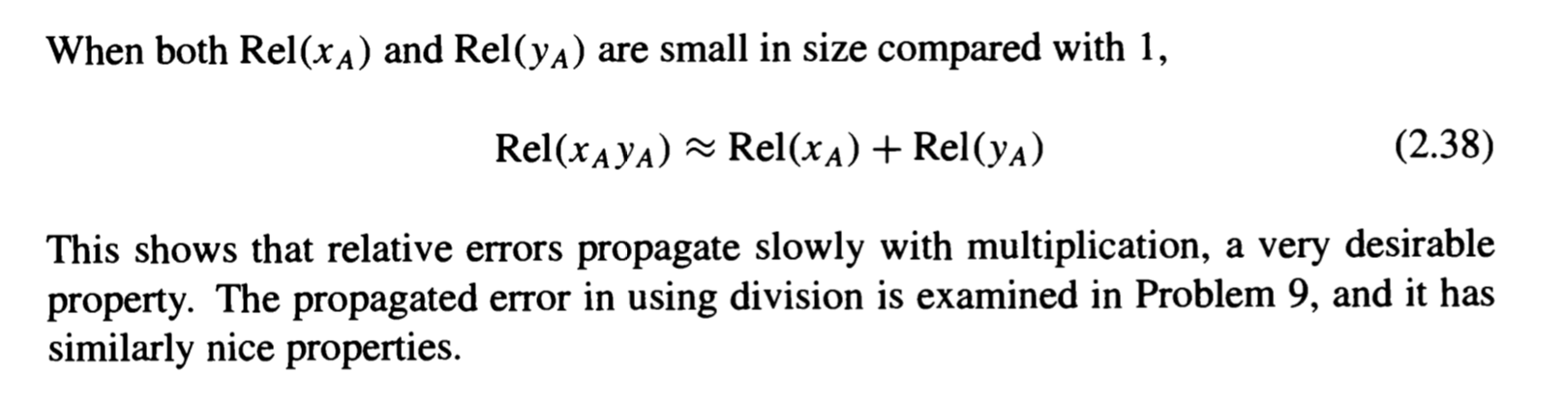 Propagated error in multiplication: Suppose and | Chegg.com