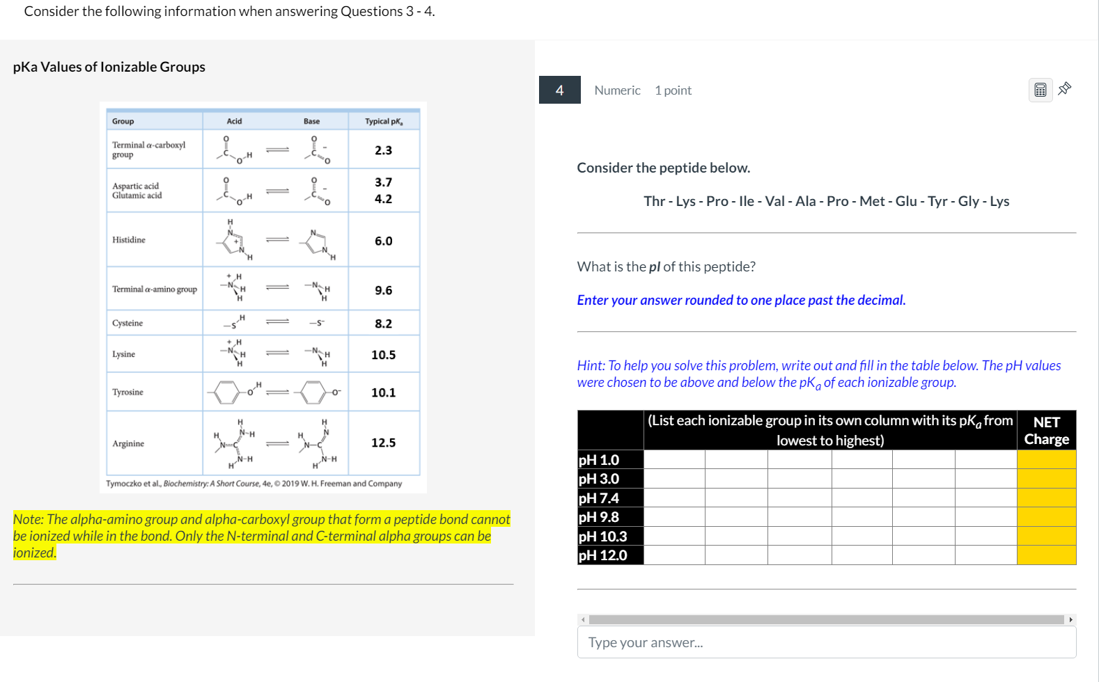 Solved Biochemistry Question: please show all steps so I can | Chegg.com