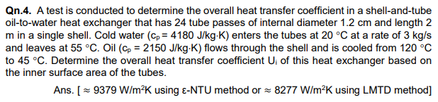 Solved Please solve this using the NTU Method and ensure | Chegg.com