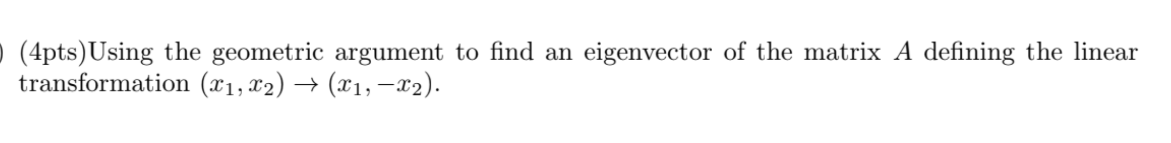 Solved (4pts)Using the geometric argument to find an | Chegg.com