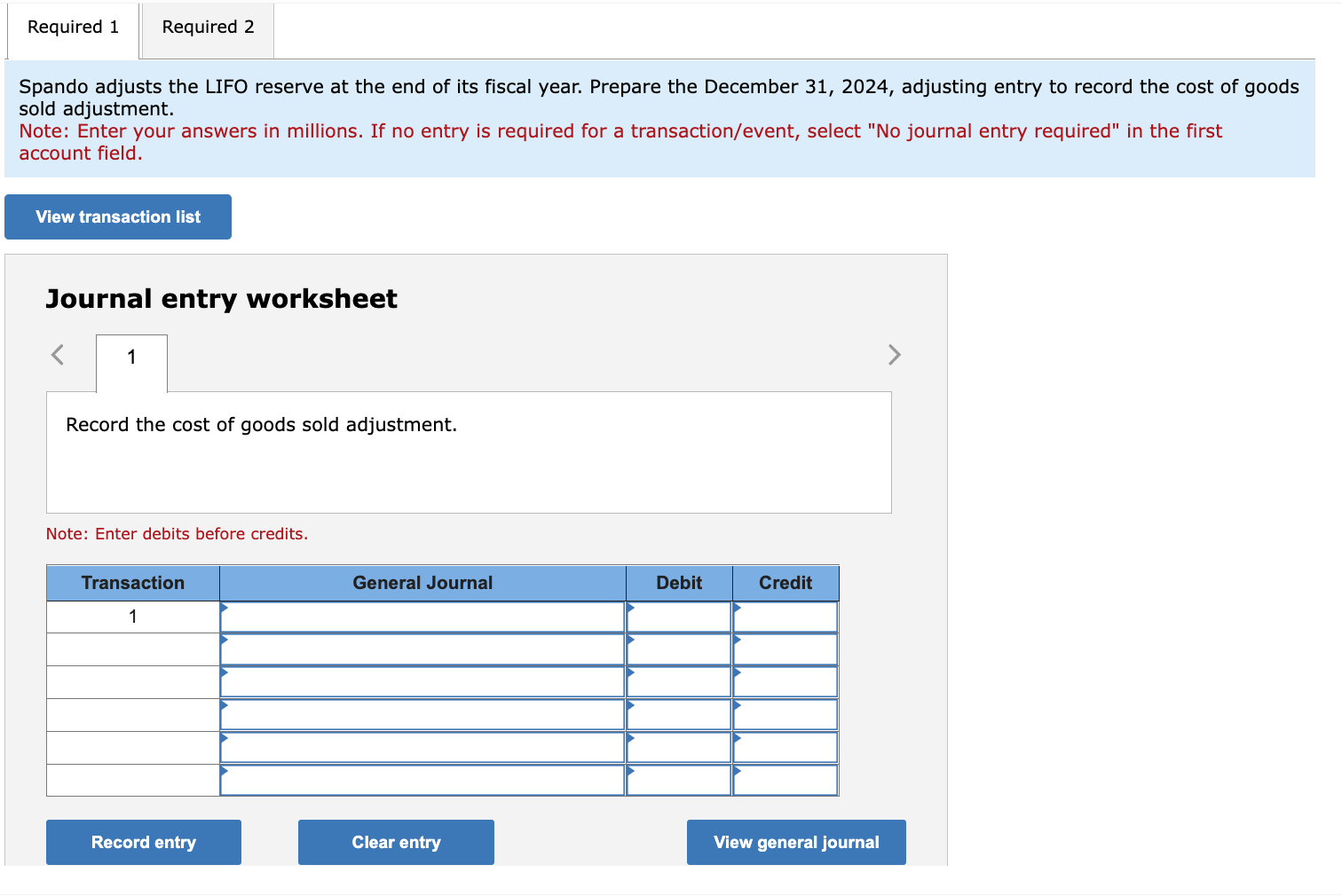 Solved Spando Apparel uses the LIFO inventory method for | Chegg.com