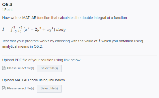 Solved Q5 4 Points In many engineering applications, you | Chegg.com