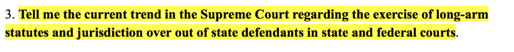 3. Tell me the current trend in the Supreme Court | Chegg.com