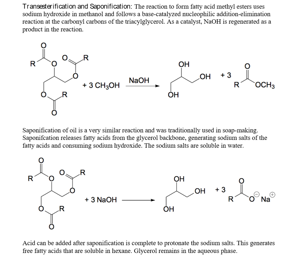 Solved Biodiesel Lab Question: Data Collected from Lab: | Chegg.com