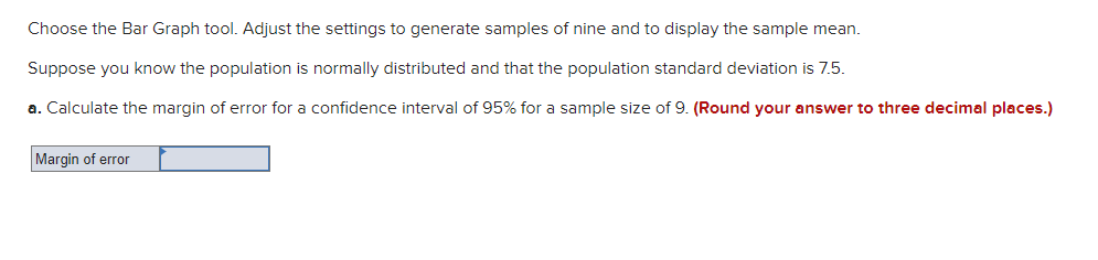 Solved Choose the Bar Graph tool. Adjust the settings to | Chegg.com