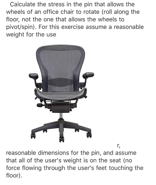 Solved Calculate the stress in the pin that allows the | Chegg.com