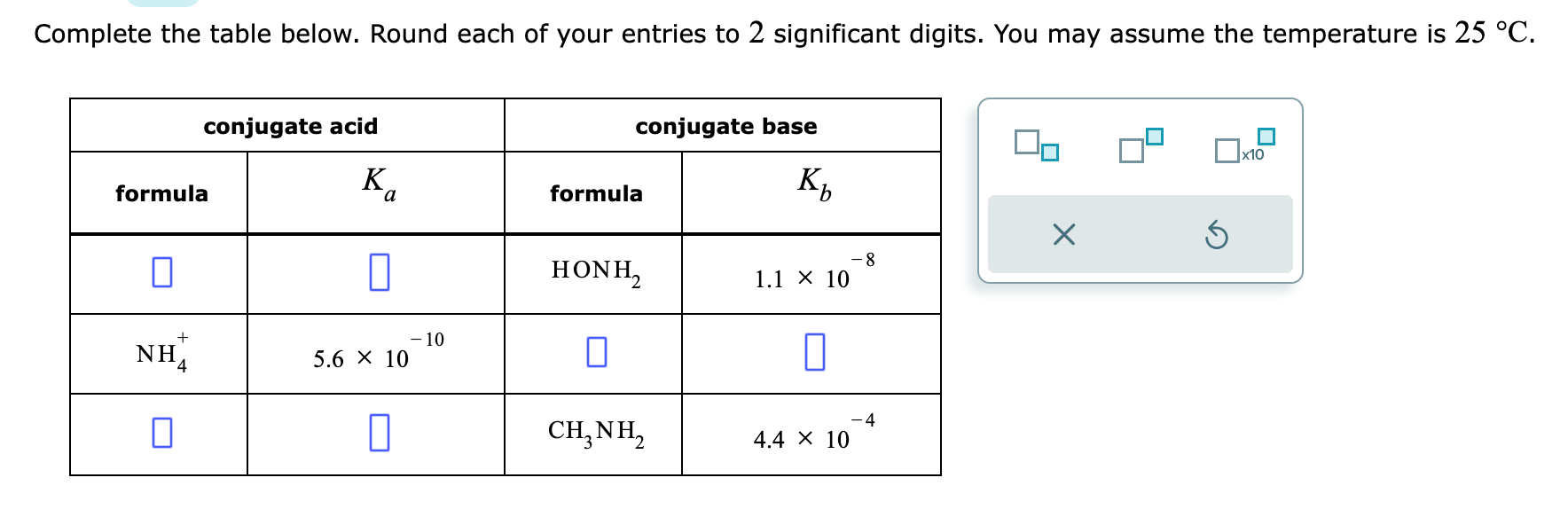Solved Complete the table below. Round each of your entries | Chegg.com