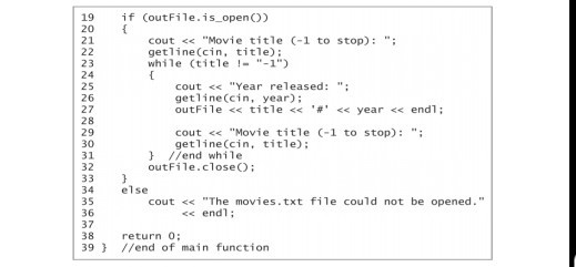 Solved 1 //Lab14-1.cpp saves movie titles and release 9 7 2 | Chegg.com