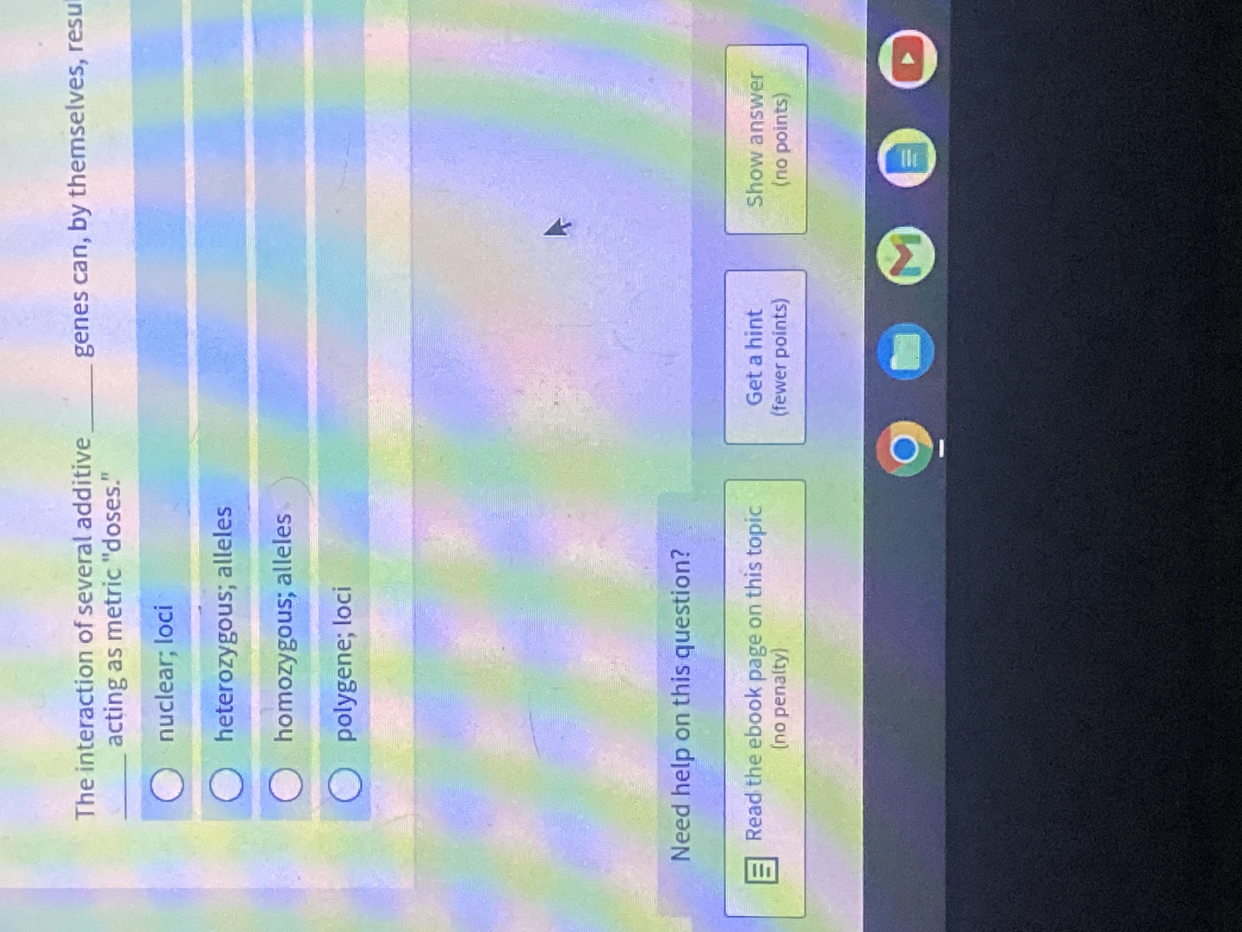 Solved The interaction of several additivegenes can, by | Chegg.com