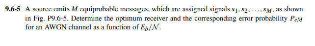 Solved 96 5 A Source Emits M Equiprobable Messages Which 