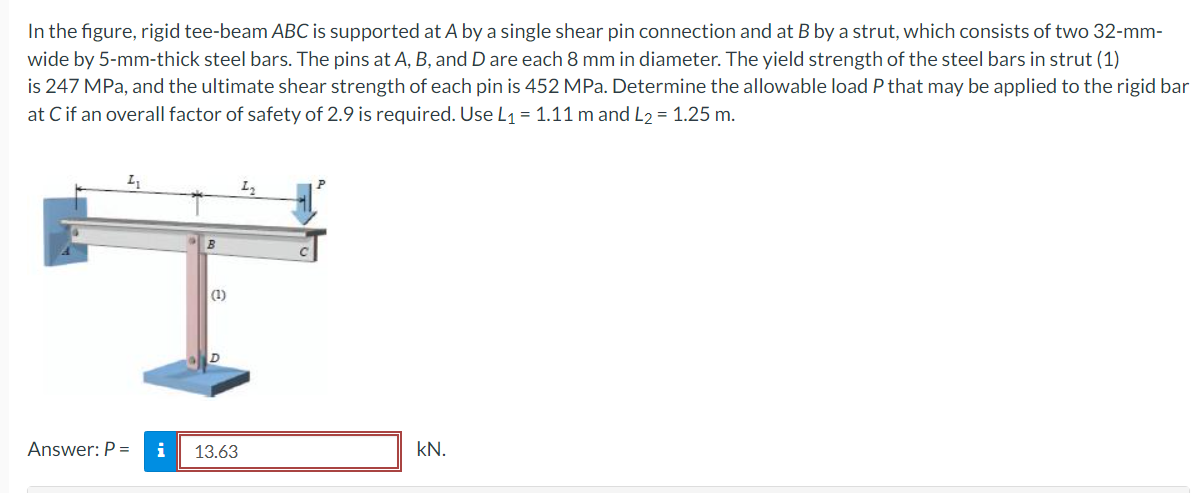 Solved For the structure below, assume that | Chegg.com