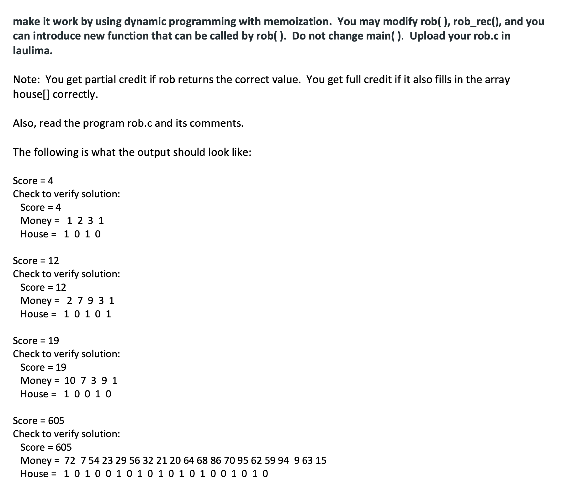 Solved Problem 11 [10 ﻿pts]. ﻿You are a professional robber | Chegg.com