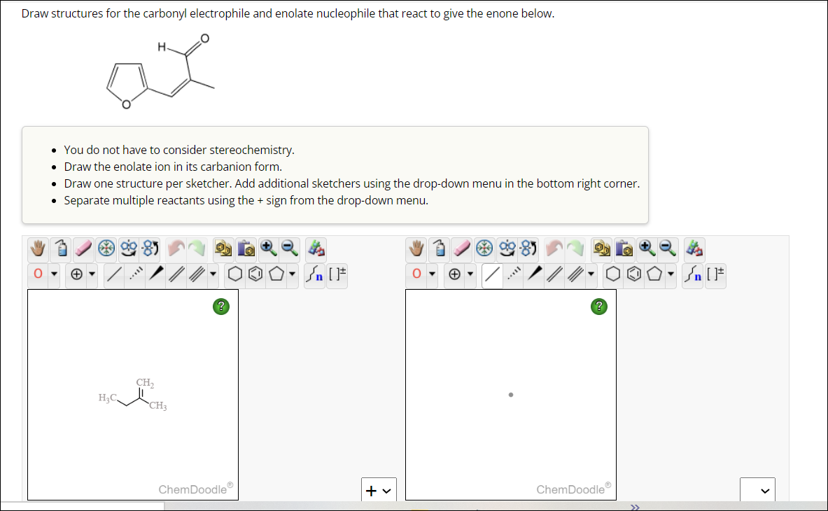 Solved Draw structures for the carbonyl electrophile and | Chegg.com