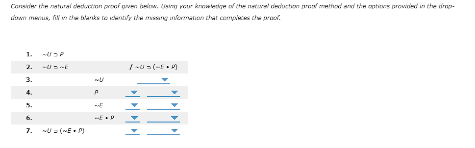 Consider the natural deduction proof given below. | Chegg.com Consider the natural deduction proof given below. | Chegg.com