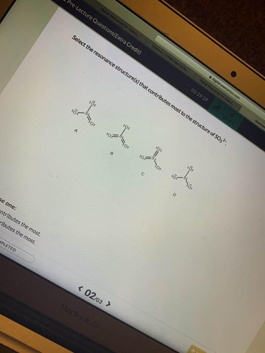 Solved xtra Credit) estions(Extra es most to the structure | Chegg.com