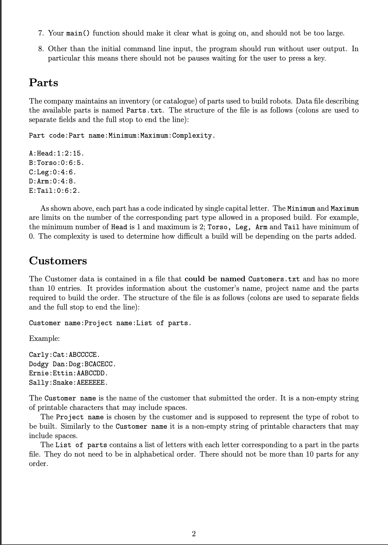 Solved Please Write A Cpp Program With The Following 1252