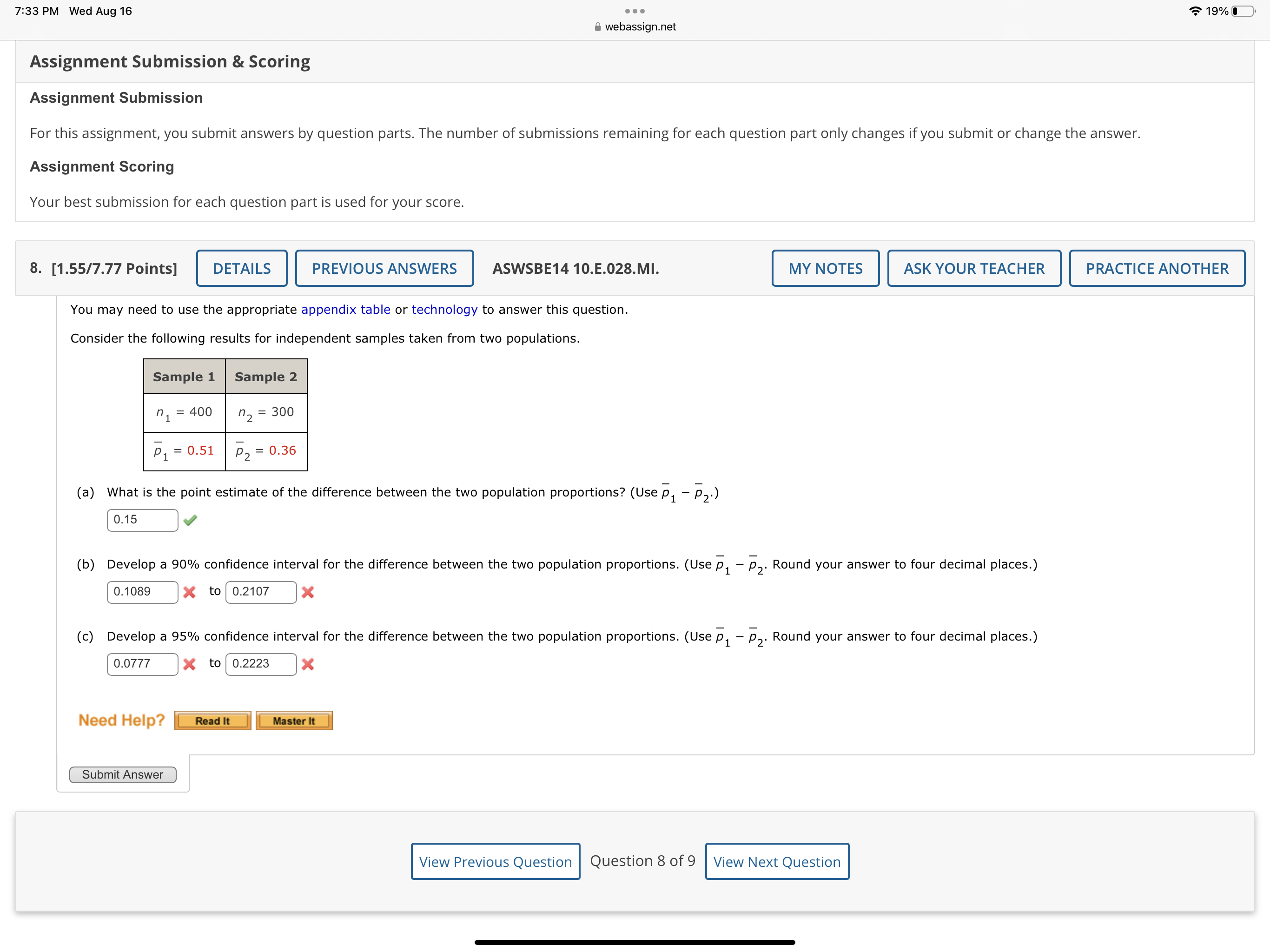 Solved Assignment Submission Eor this assignment, you submit | Chegg.com