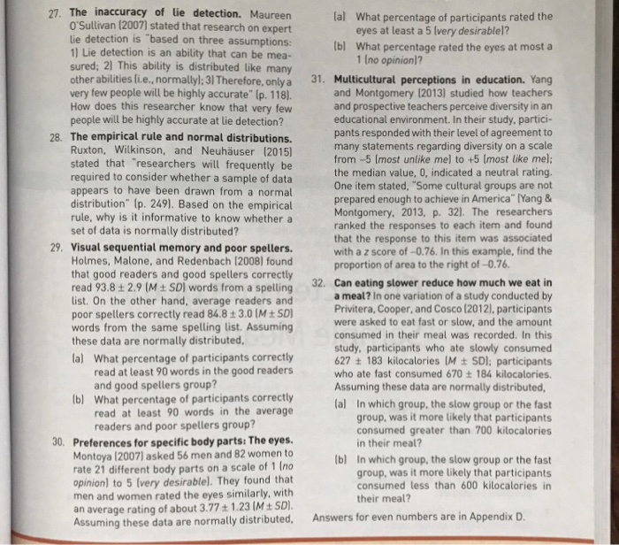 Solved 27. The inaccuracy of lie detection. Maureen lal What | Chegg.com