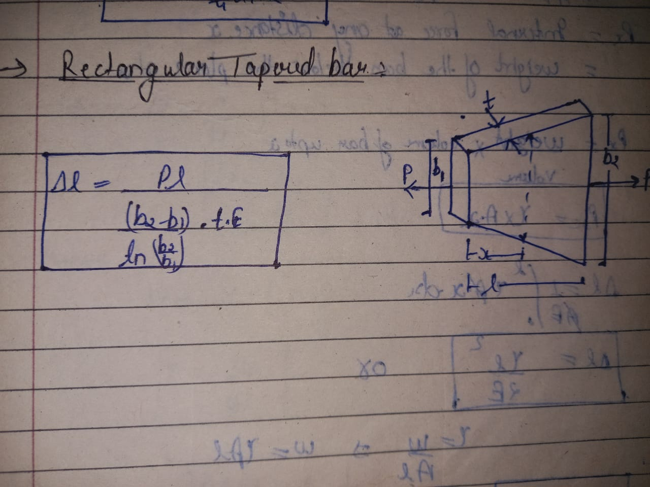 Solved → ﻿Rectangular Tapered | Chegg.com